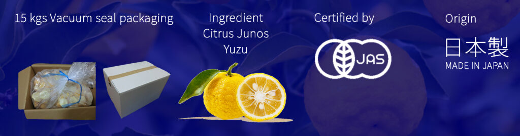 Organic Frozen Yuzu Peel (with seeds) JAS-certified – nihonmoto.com